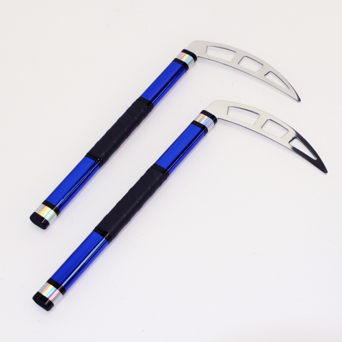 G-Force Square Blade Kama Chrome/Blue 12"