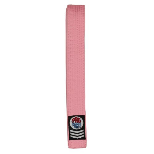 ProForce® Double Wrap Solid Karate Belt 1.75" Pink Belt #9
